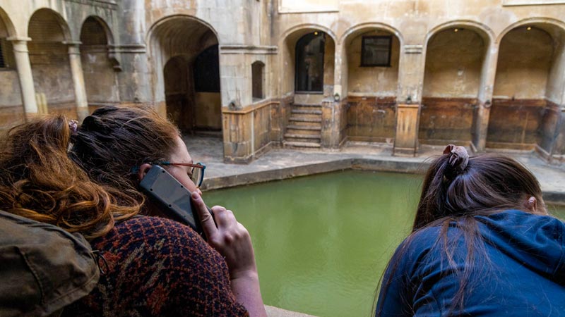 The Roman Baths in Bath - Wilderness England