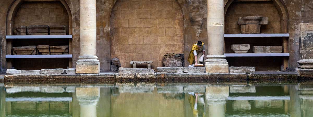 The Roman Baths in Bath - Wilderness England